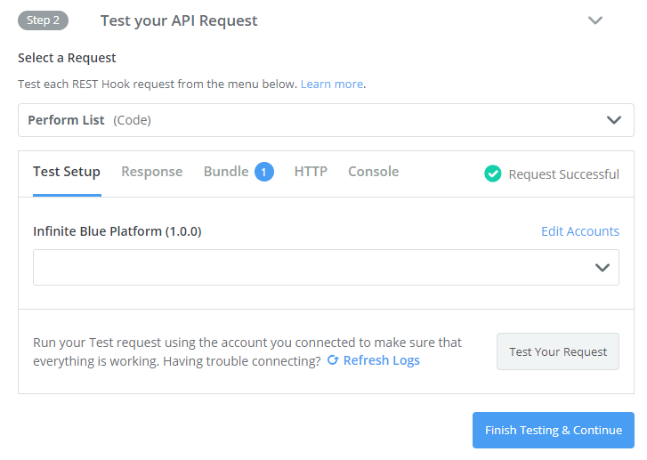 Create a trigger using REST Hook Trigger Type Create a trigger using REST Hook Trigger Type