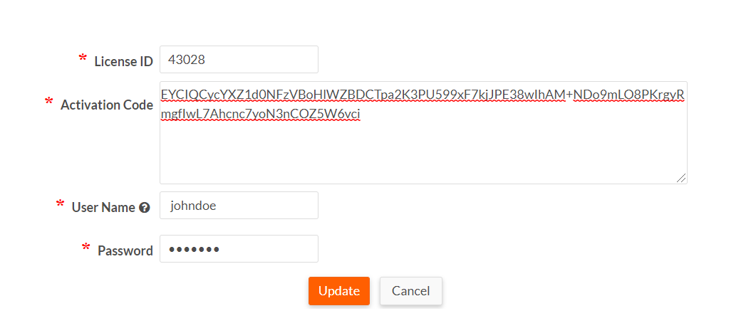 Upgrading a license without restarting